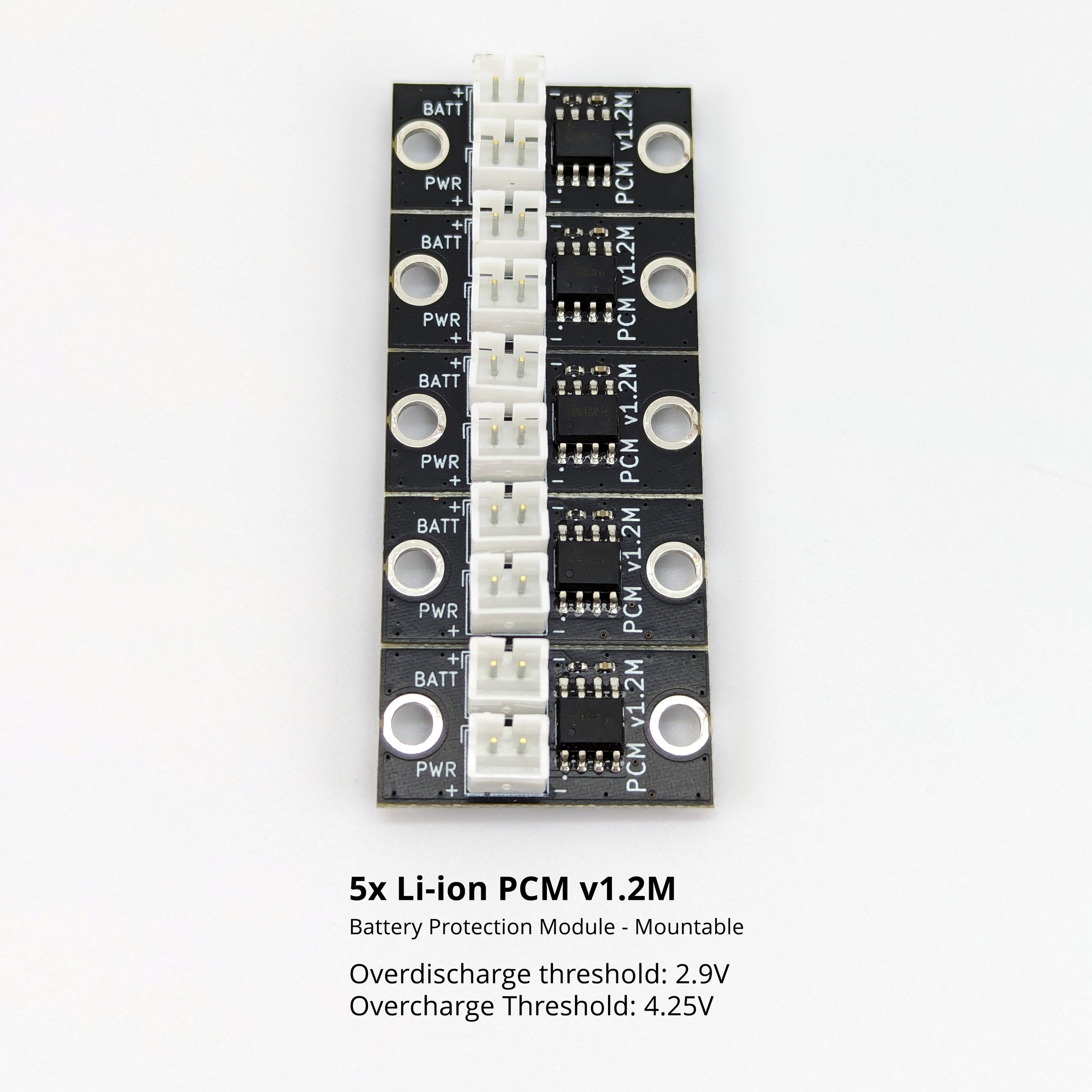 Li-ion Battery Protection Modules PCM and Cables 2.9v 3v Over Discharge ...