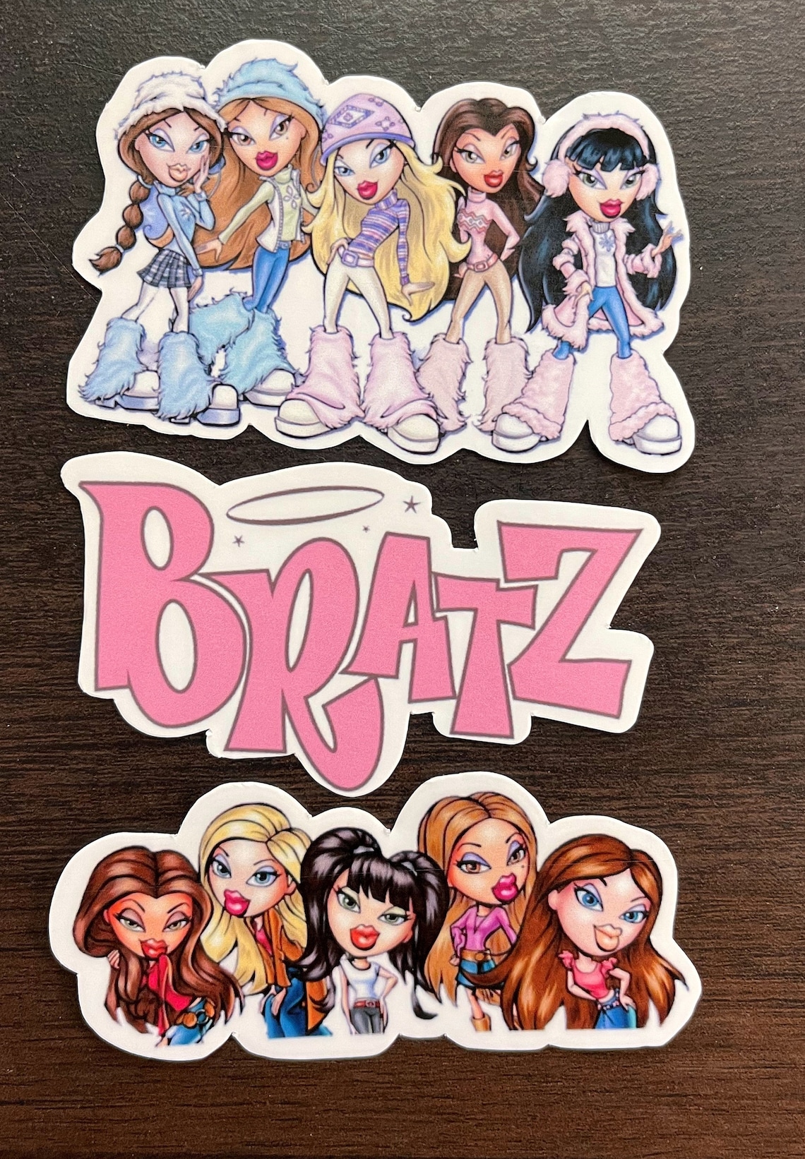 3 pack Bratz Sticker Logo and Group High Quality Waterproof | Etsy