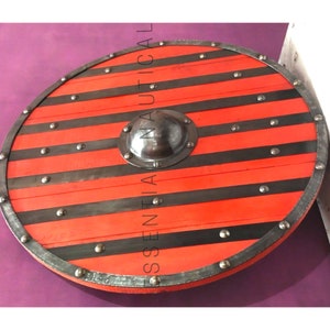 King Bjorn Ironside Viking Shield Hand Painted Viking Shield Battle ...