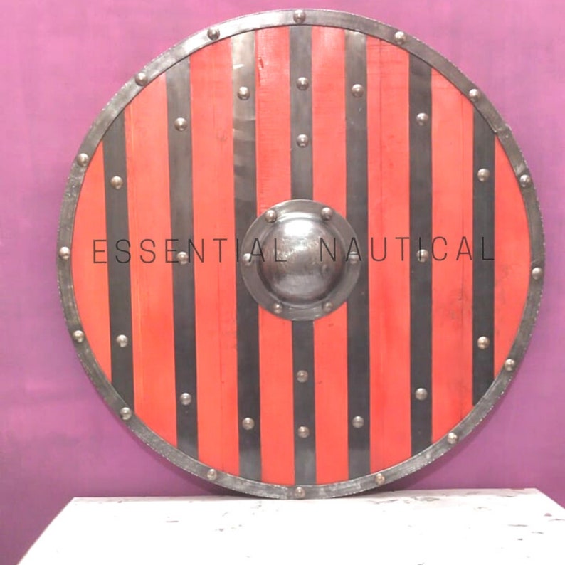 King Bjorn Ironside Viking Shield Hand Painted Viking Shield | Etsy