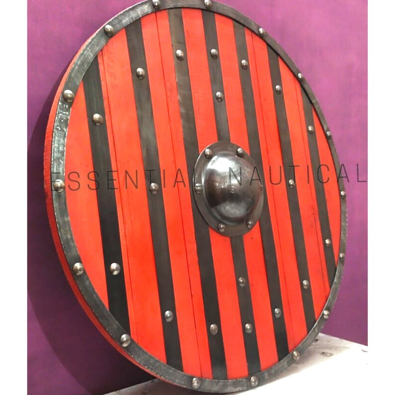 King Bjorn Ironside Viking Shield Hand Painted Viking Shield | Etsy