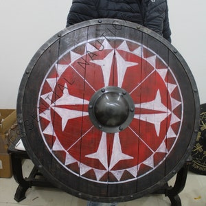 Uhtred Last Kingdom 24/30/35 Authentic Viking Shield Handcrafted Good ...
