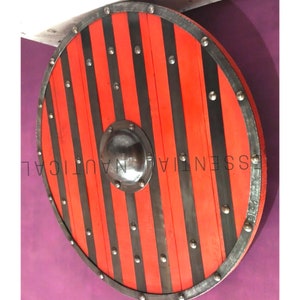 King Bjorn Ironside Viking Shield Hand Painted Viking Shield Battle ...