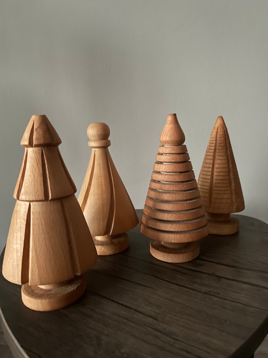 Handmade Wooden Pine Tree Scandinavian Style Ornaments - Etsy