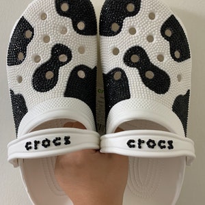 Mens Classic Cow Crocs - Etsy