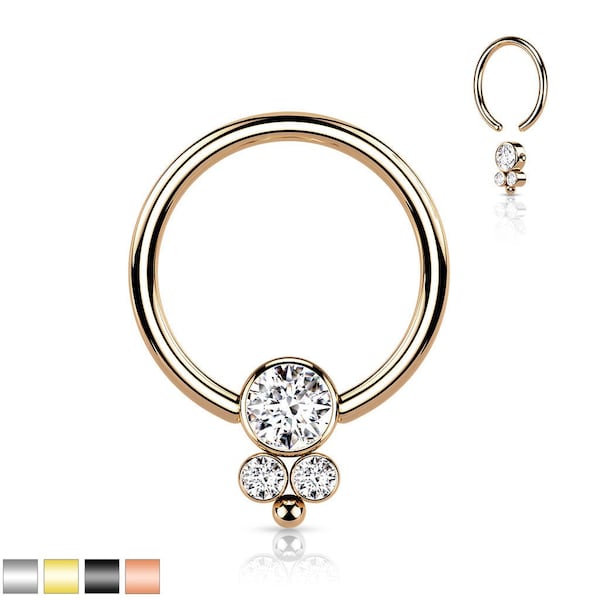 Captive Bead Ring - Etsy