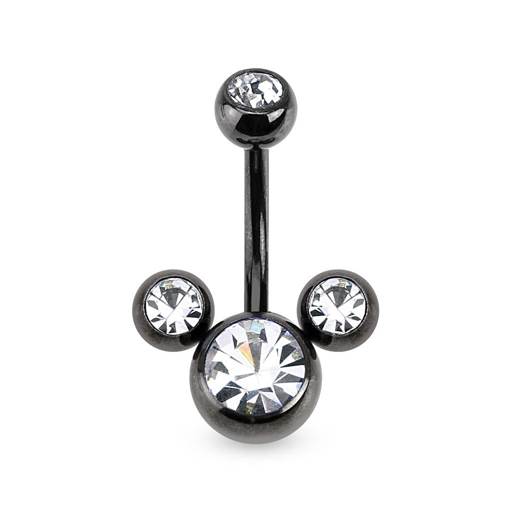Triple Bubble Navel Ring Ion Plated Over 316L Surgical Steel - Etsy UK Triple Bubble Navel Ring Ion Plated Over 316L Surgical Steel - Etsy UK
