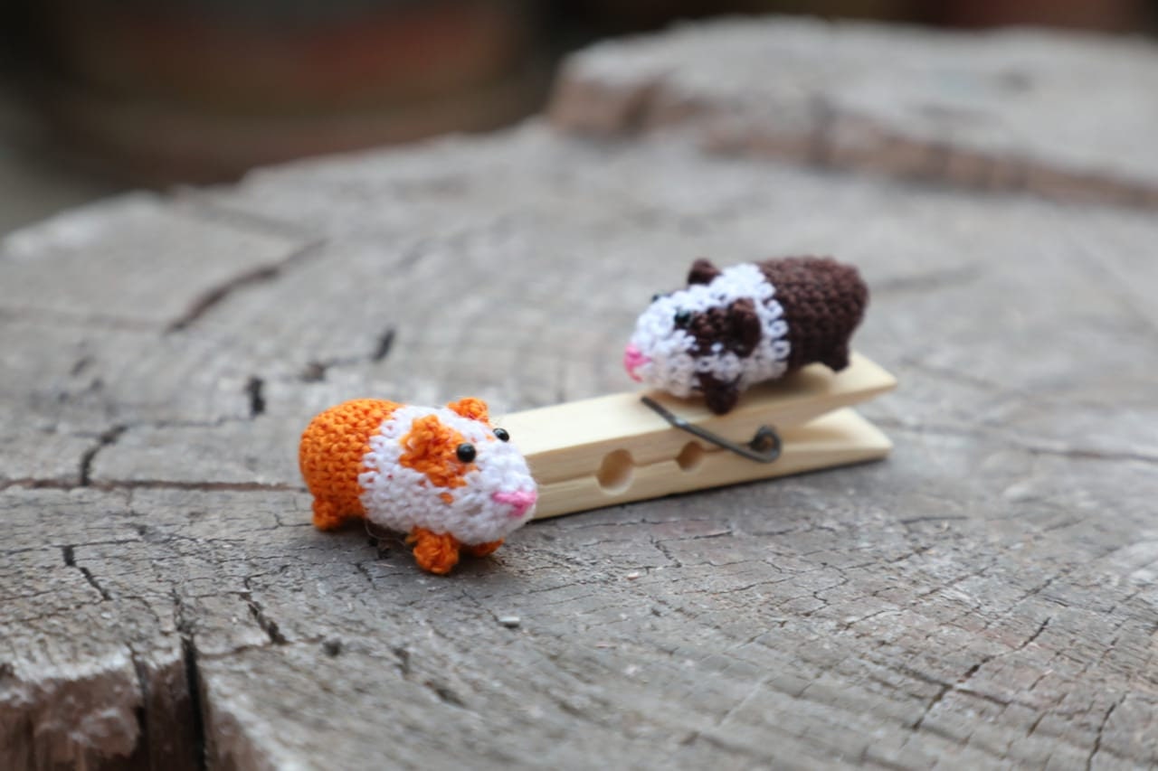 Digital Download Guinea Pig Pattern, Crochet Guinea Pig Pattern,mini ...