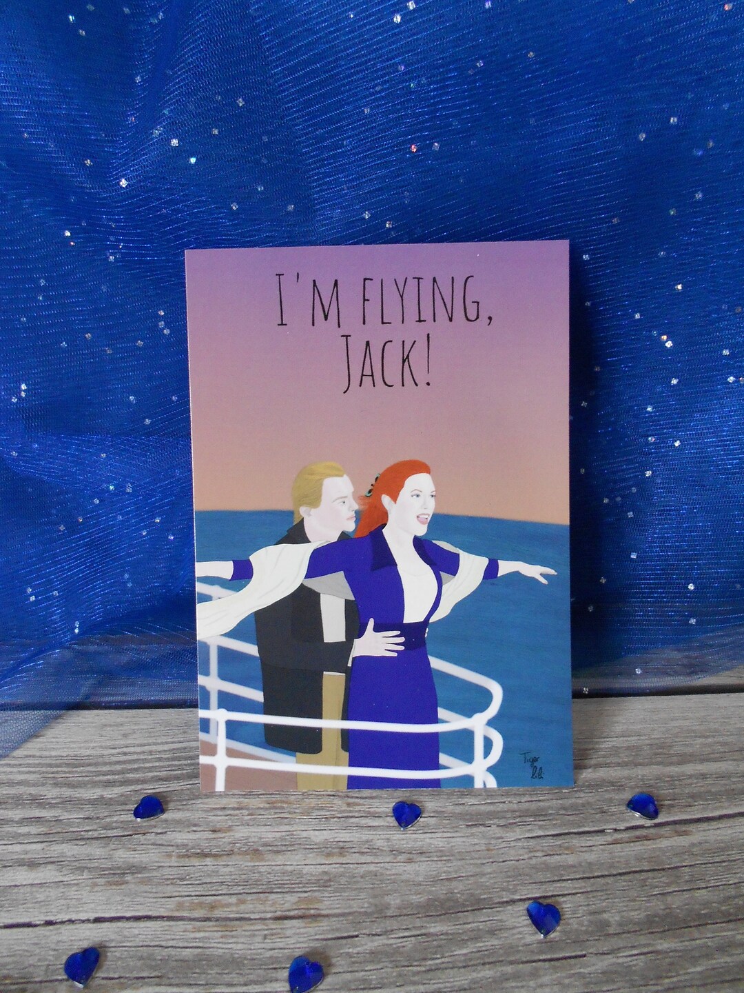 Illustration A6 Titanic Jack and Rose I'm Flying, Jack - Etsy
