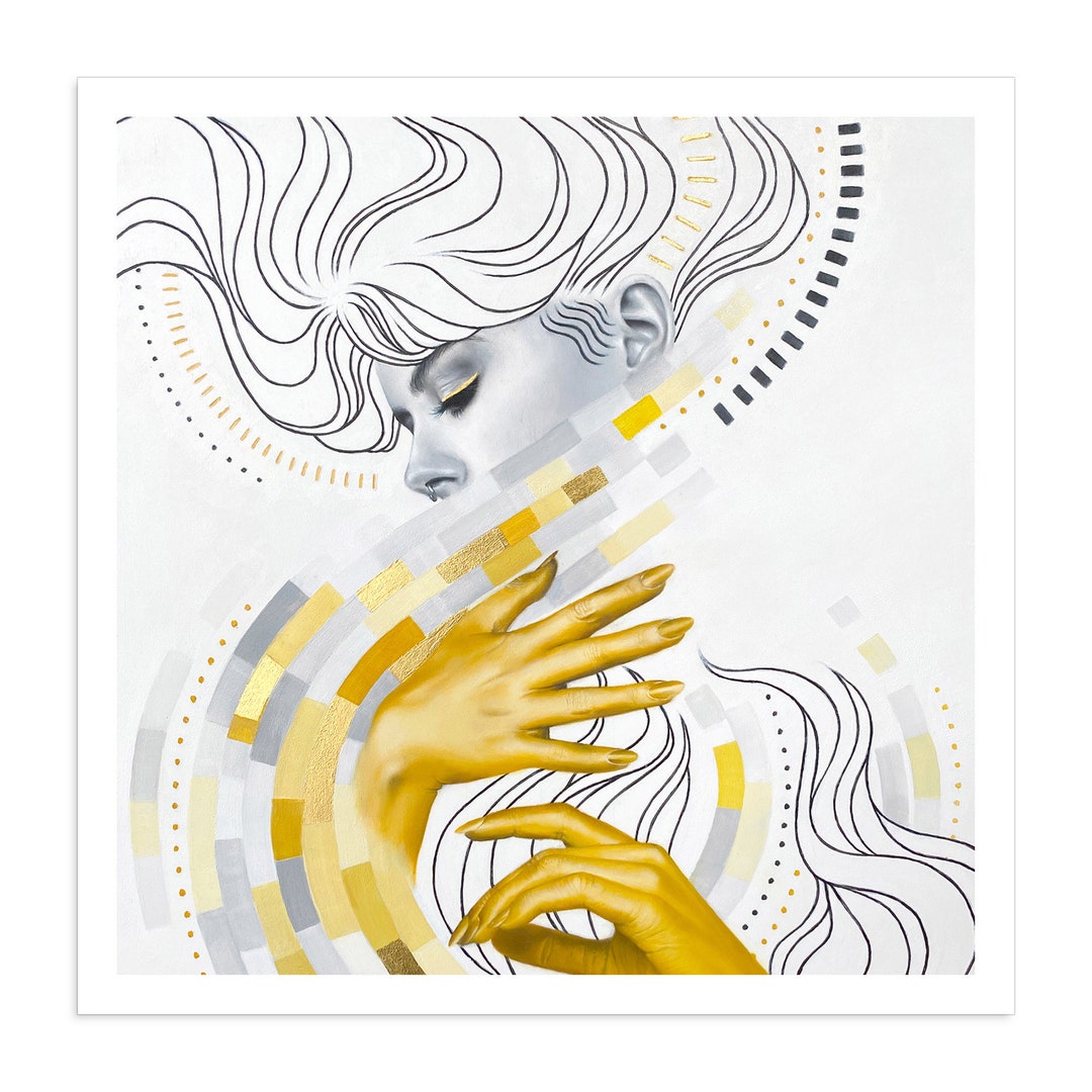 Dreamy Wall Art, Ethereal and Introspective Abstract Art Print ...