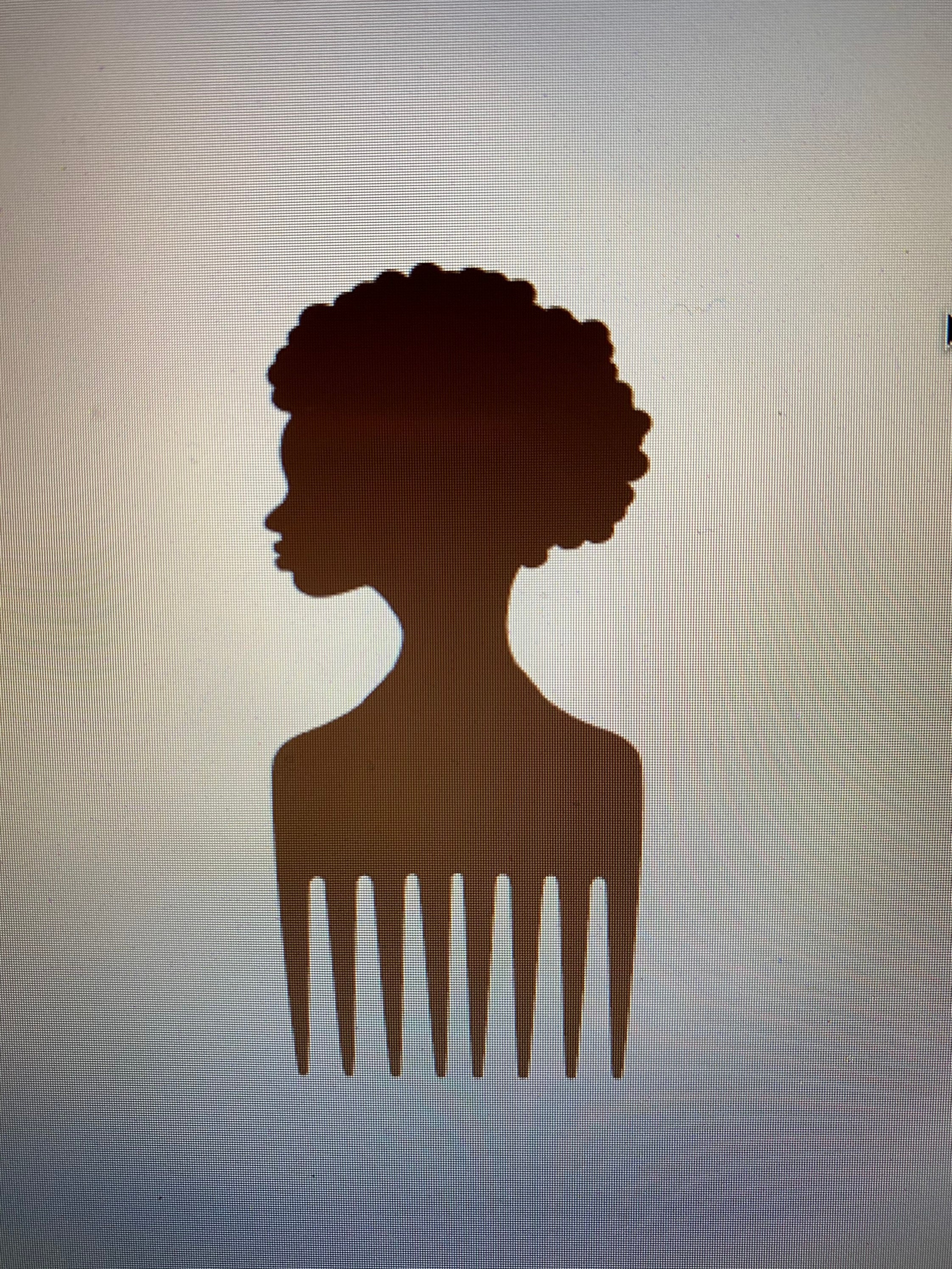 Afro Woman Svg, Big Earrings, Earrings Template, Earring SVG, Black ...