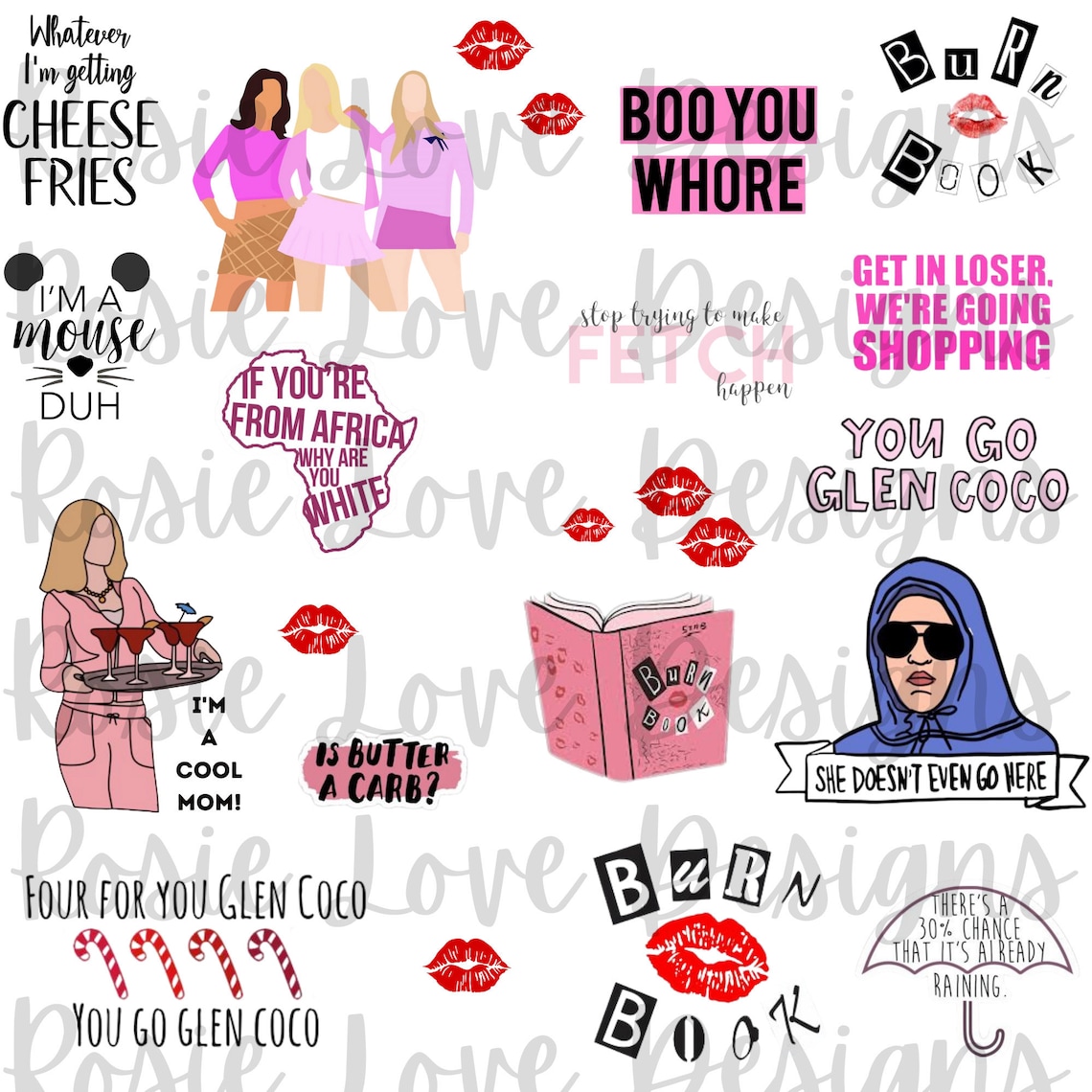 Mean Girls png/ Digital Download/ Instant Download | Etsy