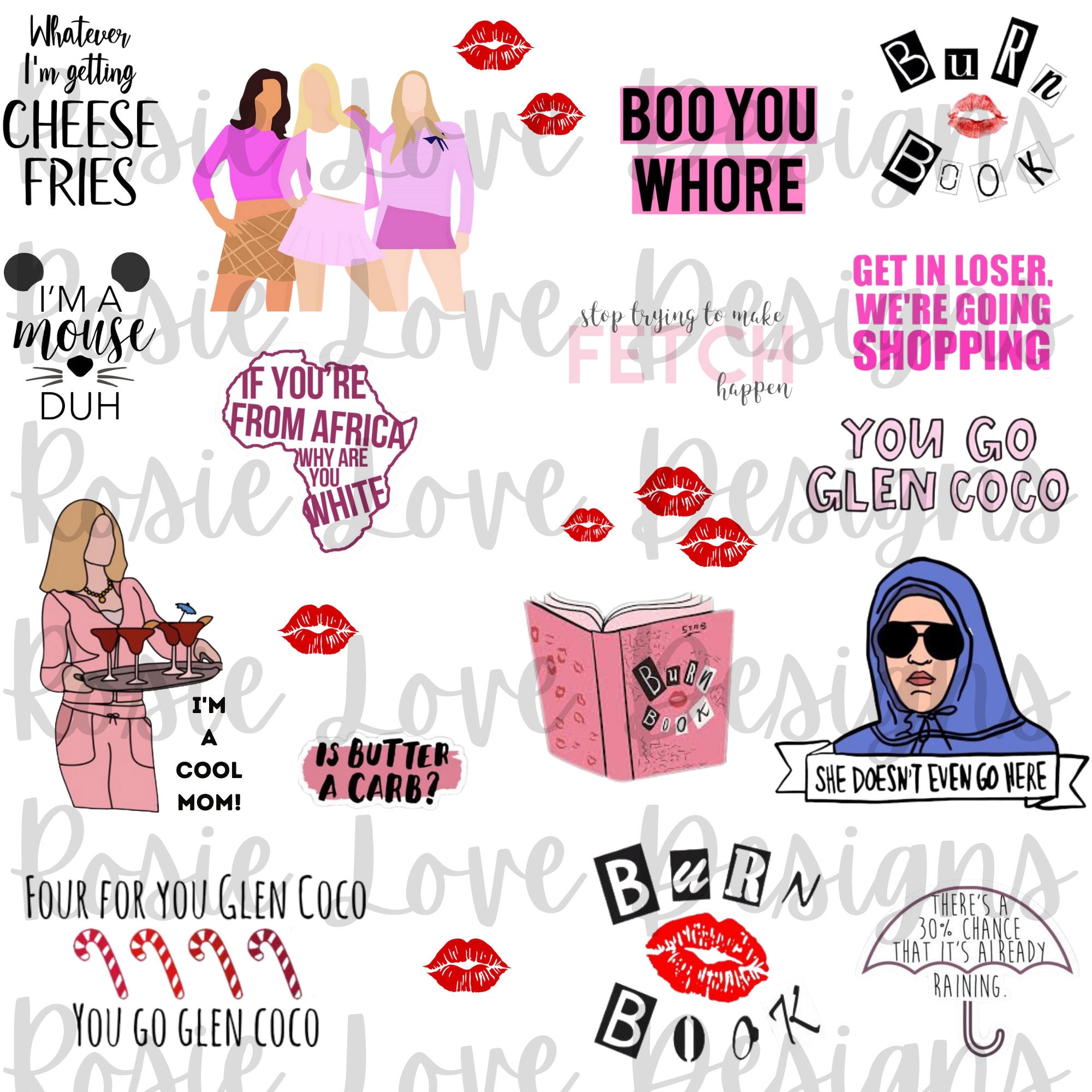 Mean Girls png/ Digital Download/ Instant Download | Etsy