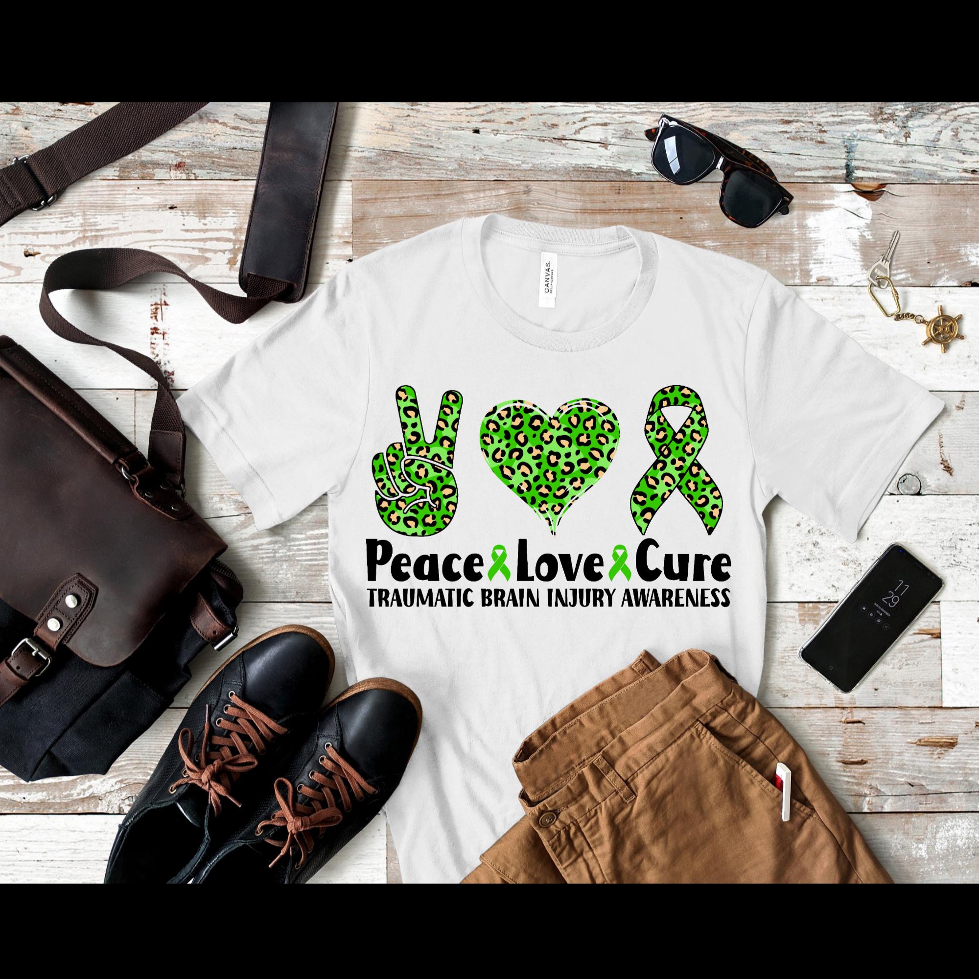 Traumatic Brain Injury Awareness SVG Bundle, Green Ribbon SVG, Files ...