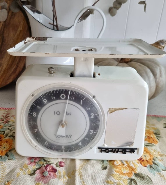 Vintage Retro White Scales by Tower - Etsy