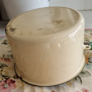 Vintage Enamelware Small Cream Pot - Etsy