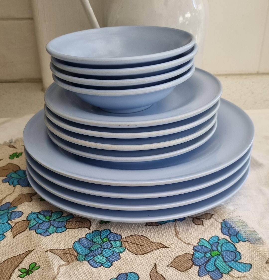 Set of 12 Duperite Superware Melamine Plates and Mini Bowls - Etsy