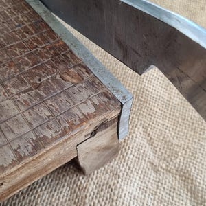 Vintage Wooden Paper Cutter - Etsy