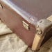 Vintage Brown Square Suitcase for Storage - Etsy