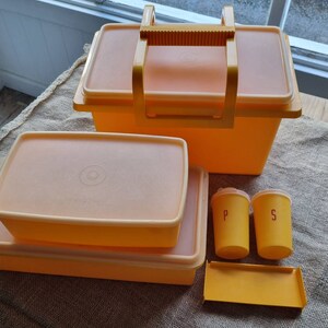 1970s Retro Tupperware Picnic Set - Etsy