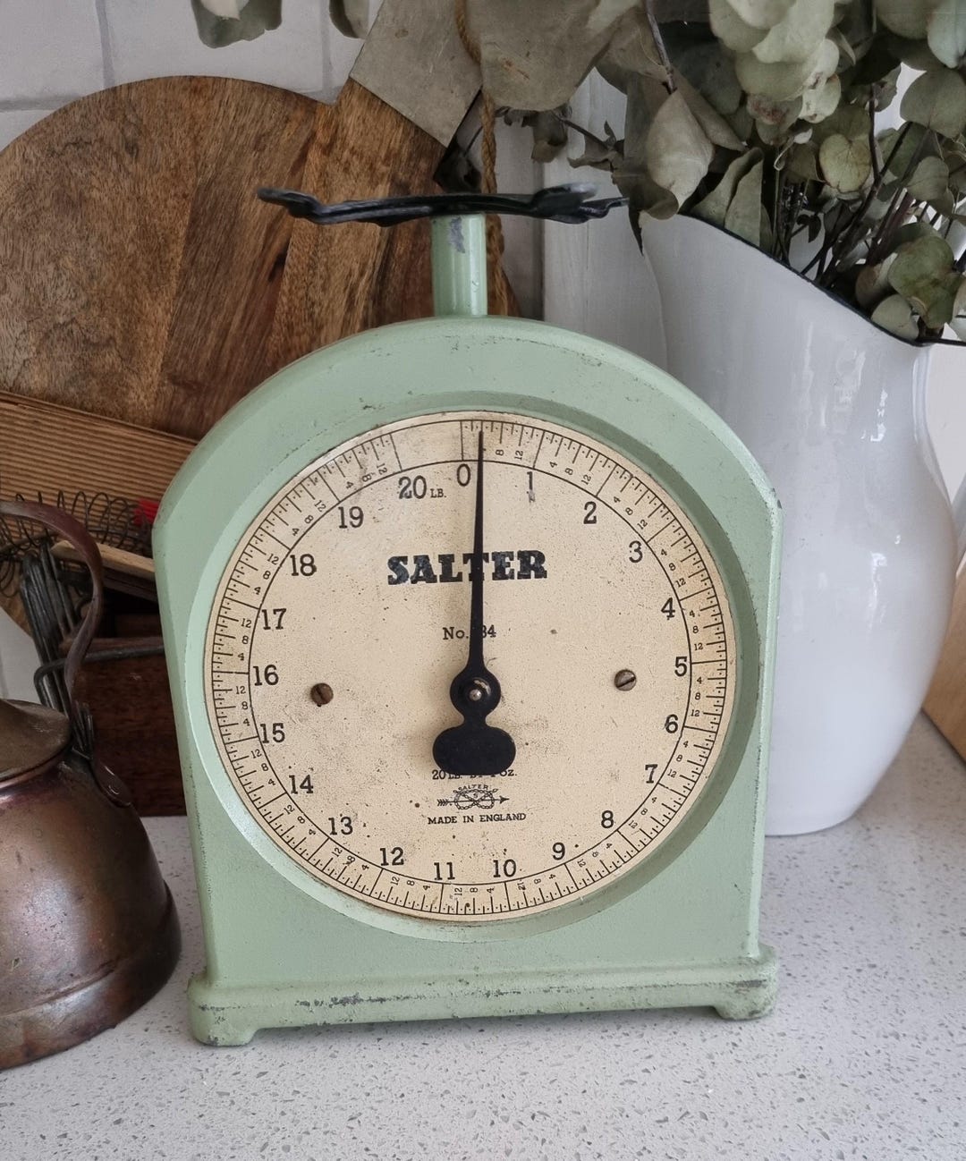 Vintage Metal Salter Kitchen Scales - Etsy