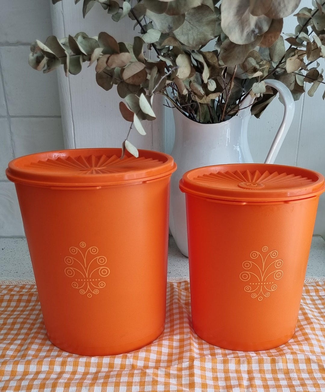 Set of Two Vintage Tupperware Containers - Etsy