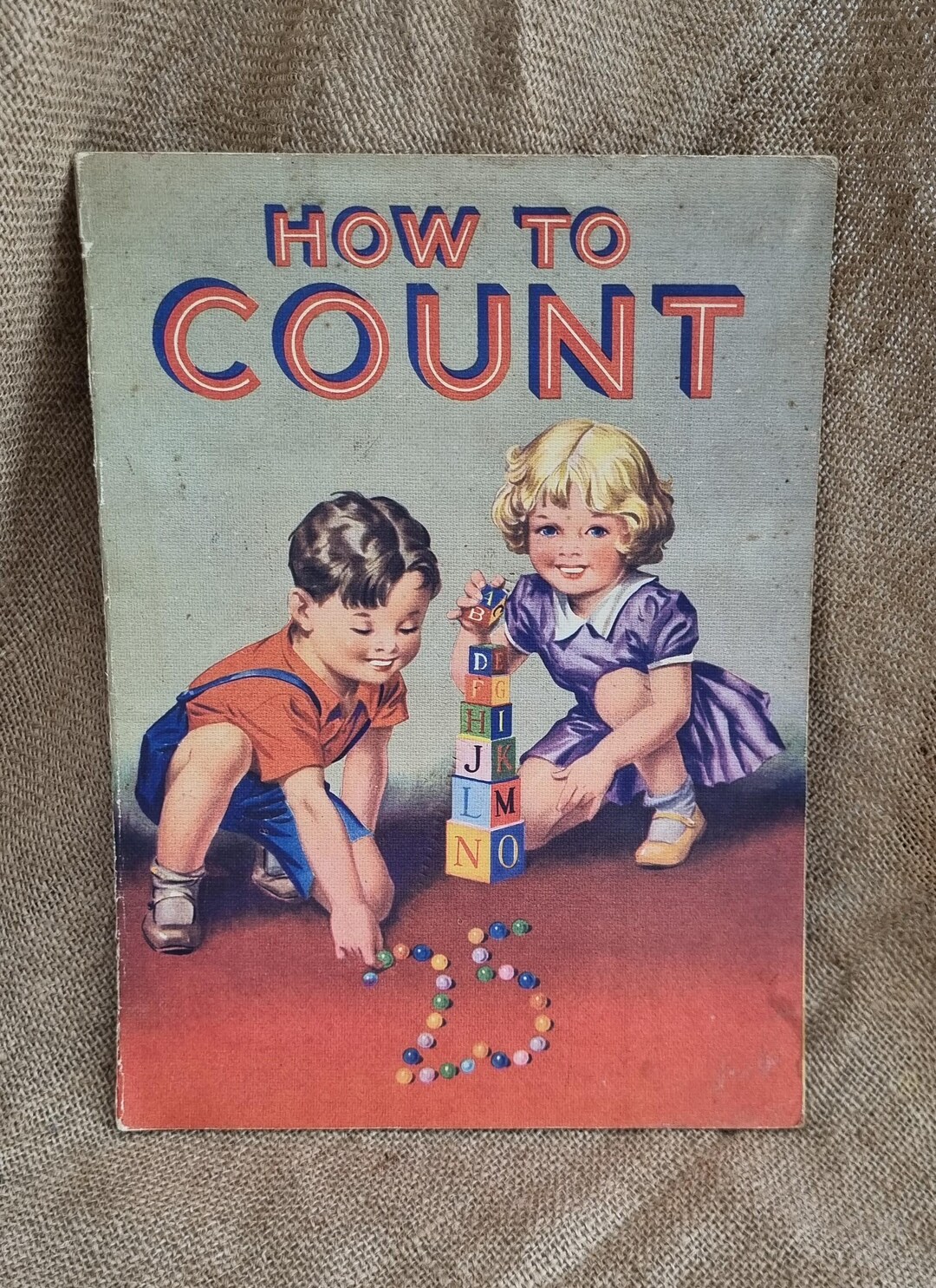 Vintage How to Count Childrens Book - Etsy