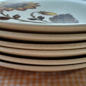 Set of Six Vintage Johnson Dinner Plates - Etsy