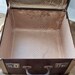 Vintage Brown Square Suitcase for Storage - Etsy