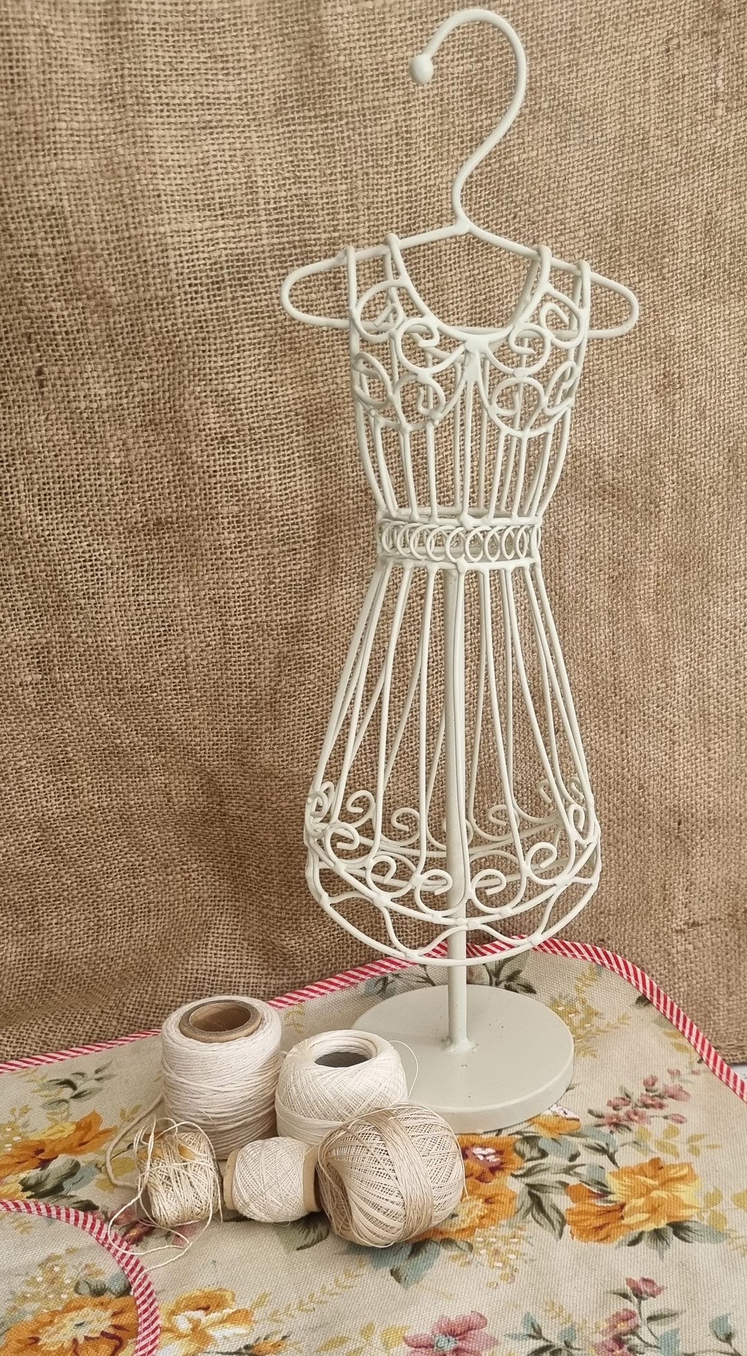 Vintage Cream Manniquin Stand for Display on a Table. - Etsy