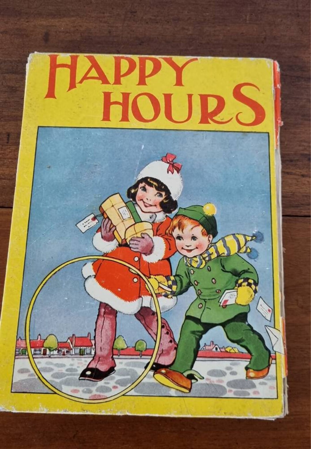 Vintage Hard Copy Childrens Book Happy Hours 1935 - Etsy
