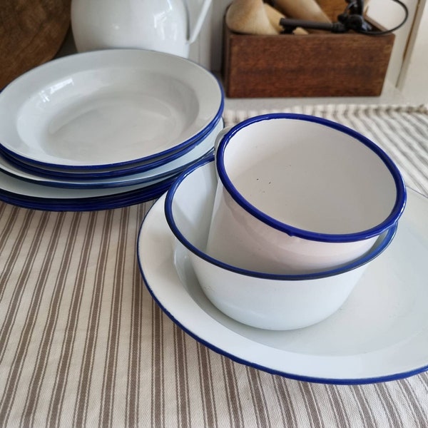Enamelware Set - Etsy
