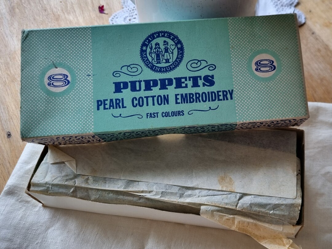 Vintage Boxed Set of Puppets Pearl Cotton Embroidery Threads. - Etsy ...