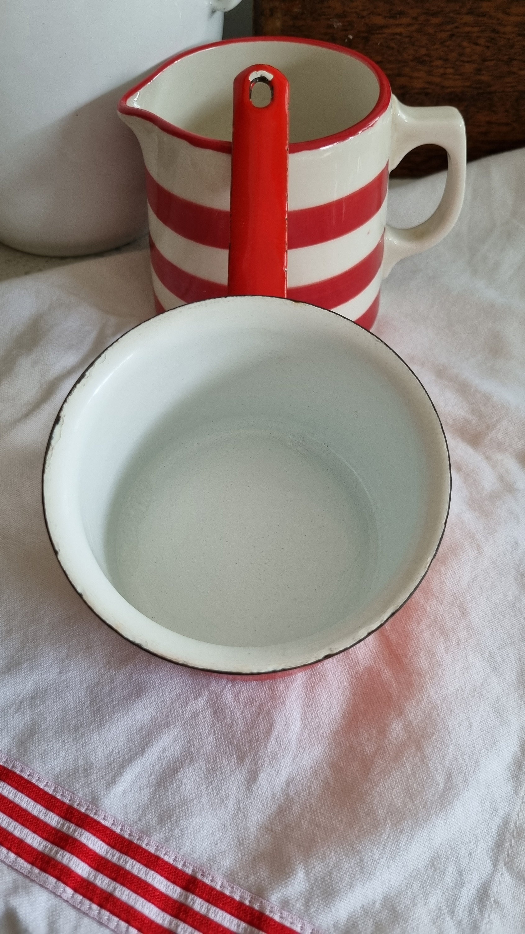 Vintage Finel Small Red Coffee Pot - Etsy