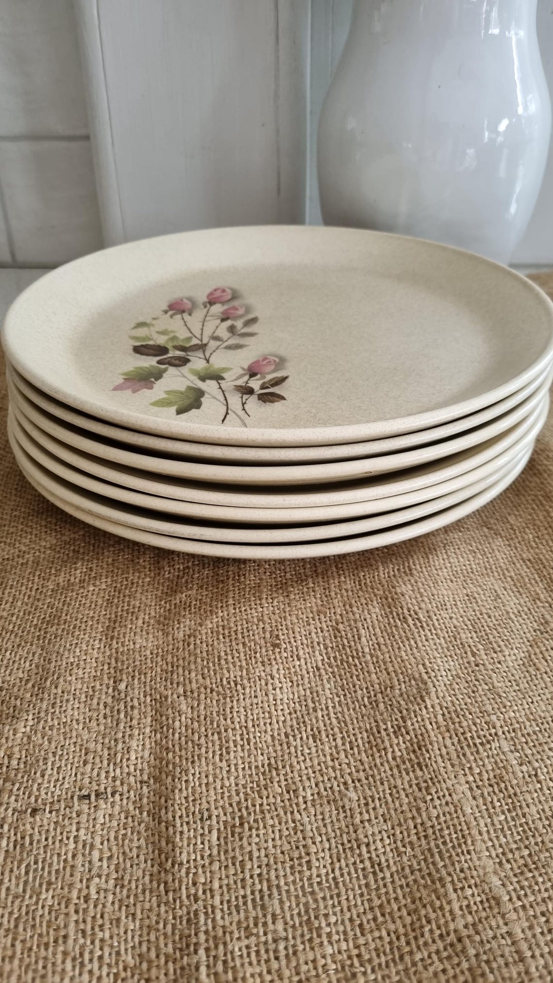 Vintage Set of Seven Johnson Australia Dinner Plates - Etsy