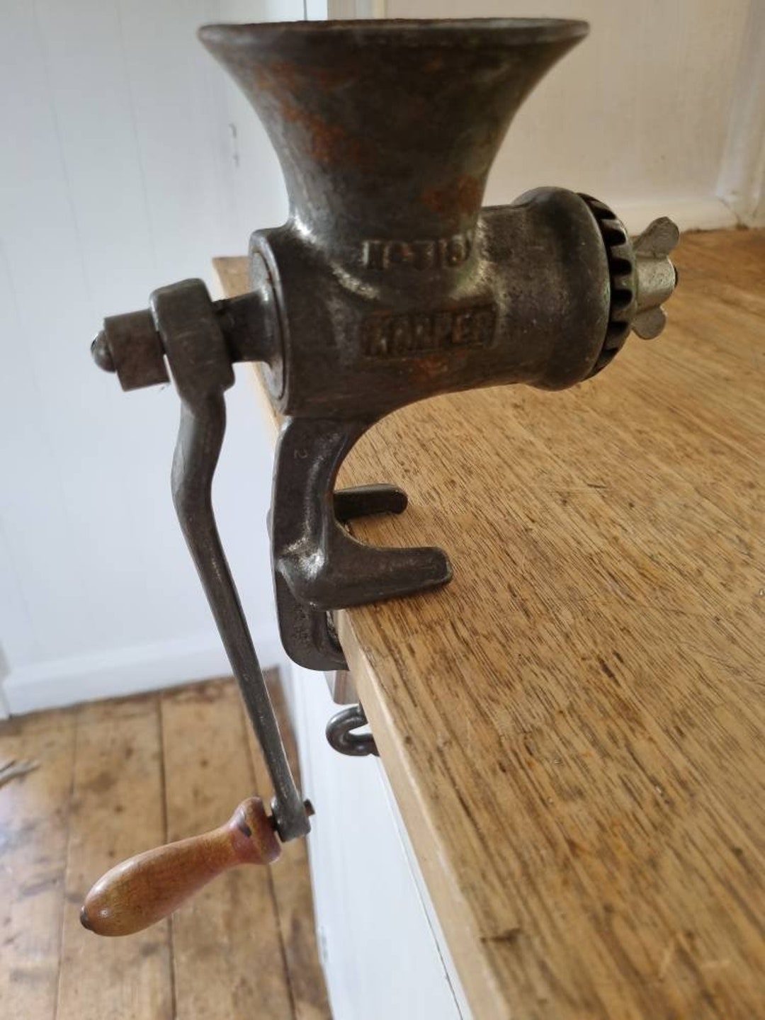 Vintage Cast Iron Food Chopper Beatrice Harper England - Etsy