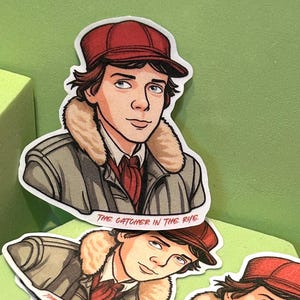 Holden Caulfield - the Catcher in the Rye - Book Classic - Sticker - Etsy