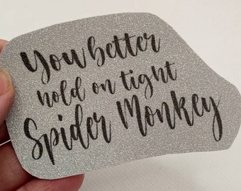 Spider Monkey Sticker - Etsy
