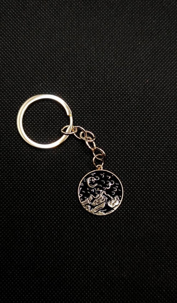ACOTAR to the Stars Who Listen Black and Gold Keychain - Etsy