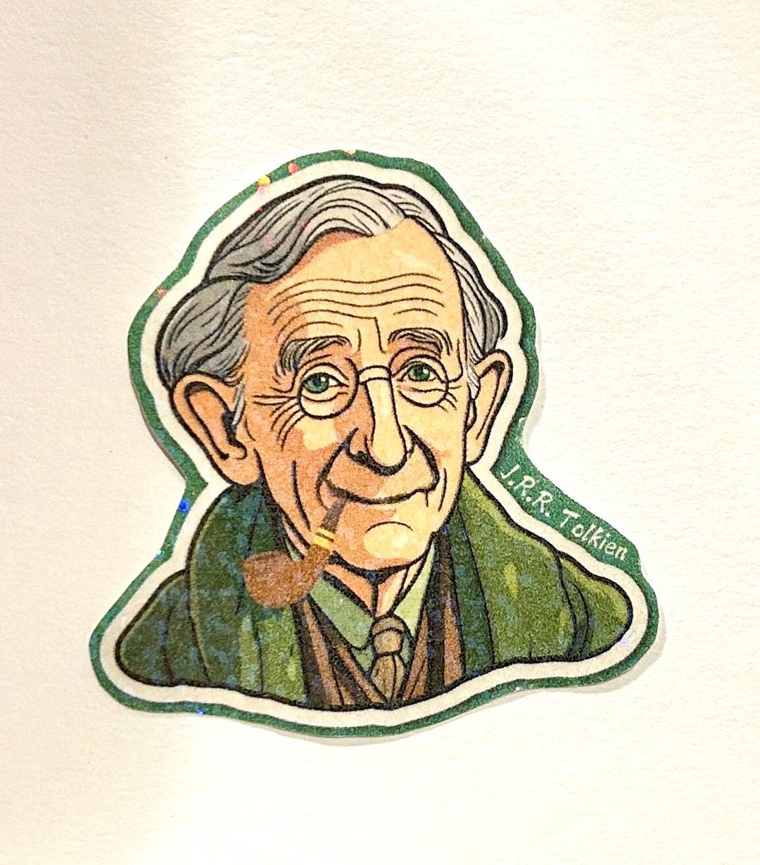 J.R.R. Tolkien Holographic Portrait Sticker - Etsy