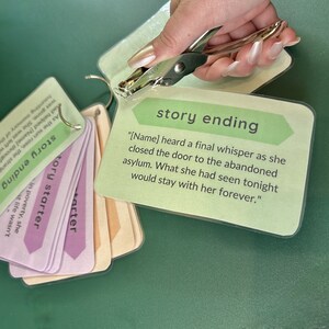 130 Printable Story Writing Cards - Unique Starters, Endings & Ideas ...