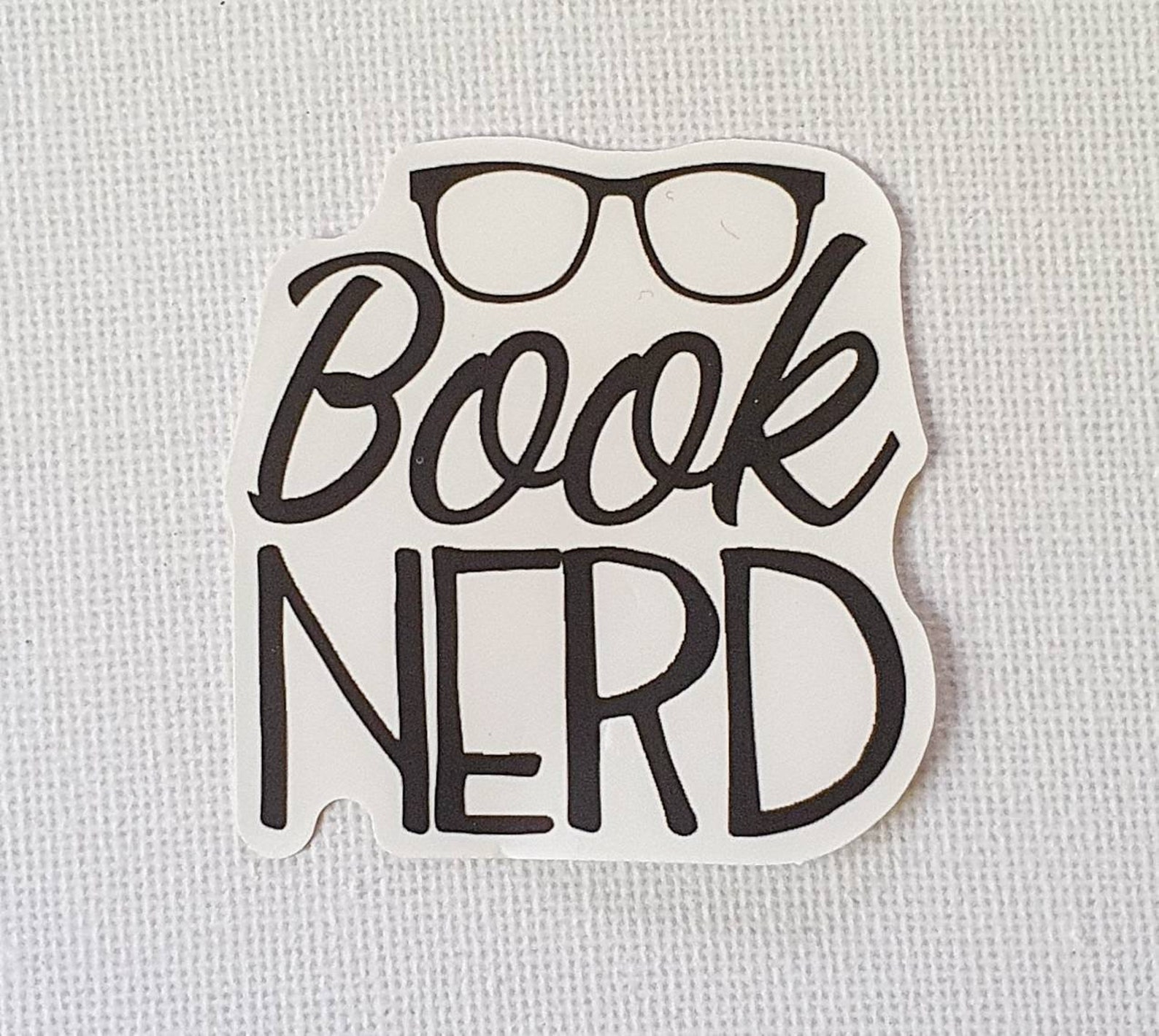 Book nerd Sticker | Etsy