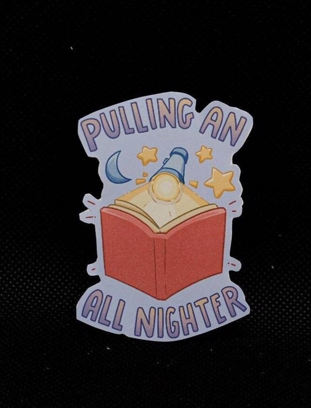 Pulling an All-nighter Sticker - Etsy