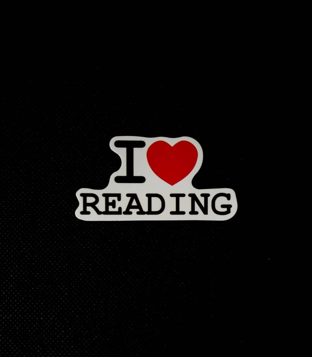 I Heart Reading Sticker - Etsy