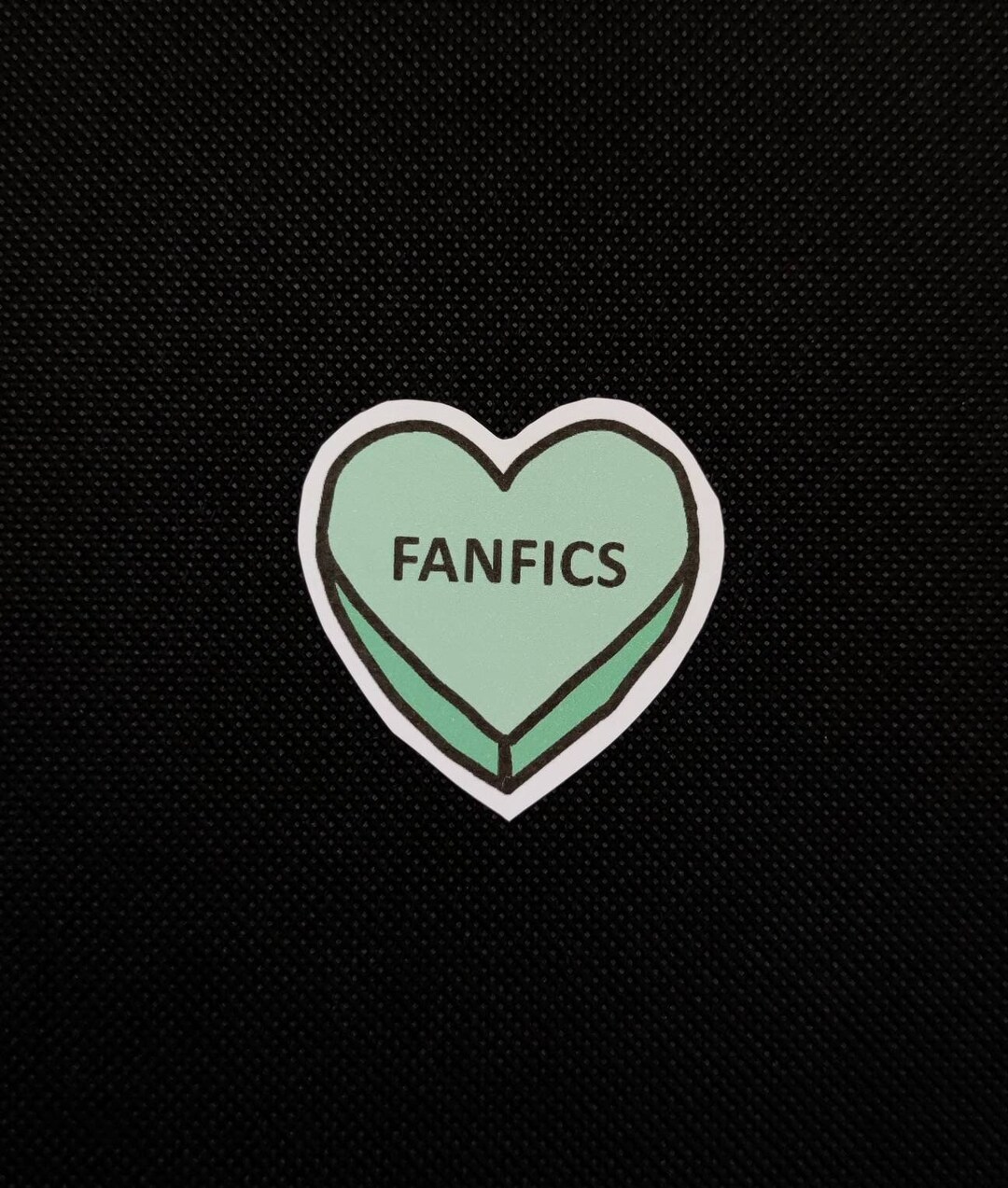 FANFICS Candy Heart Book Trope Sticker - Etsy