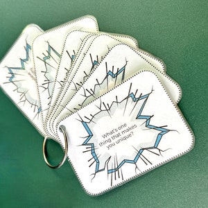 40 Printable Unique and Fun Ice Breaker Cards - Ideal for Meeting Check ...
