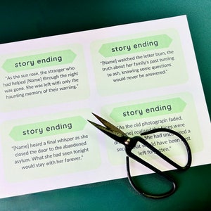 130 Printable Story Writing Cards - Unique Starters, Endings & Ideas ...