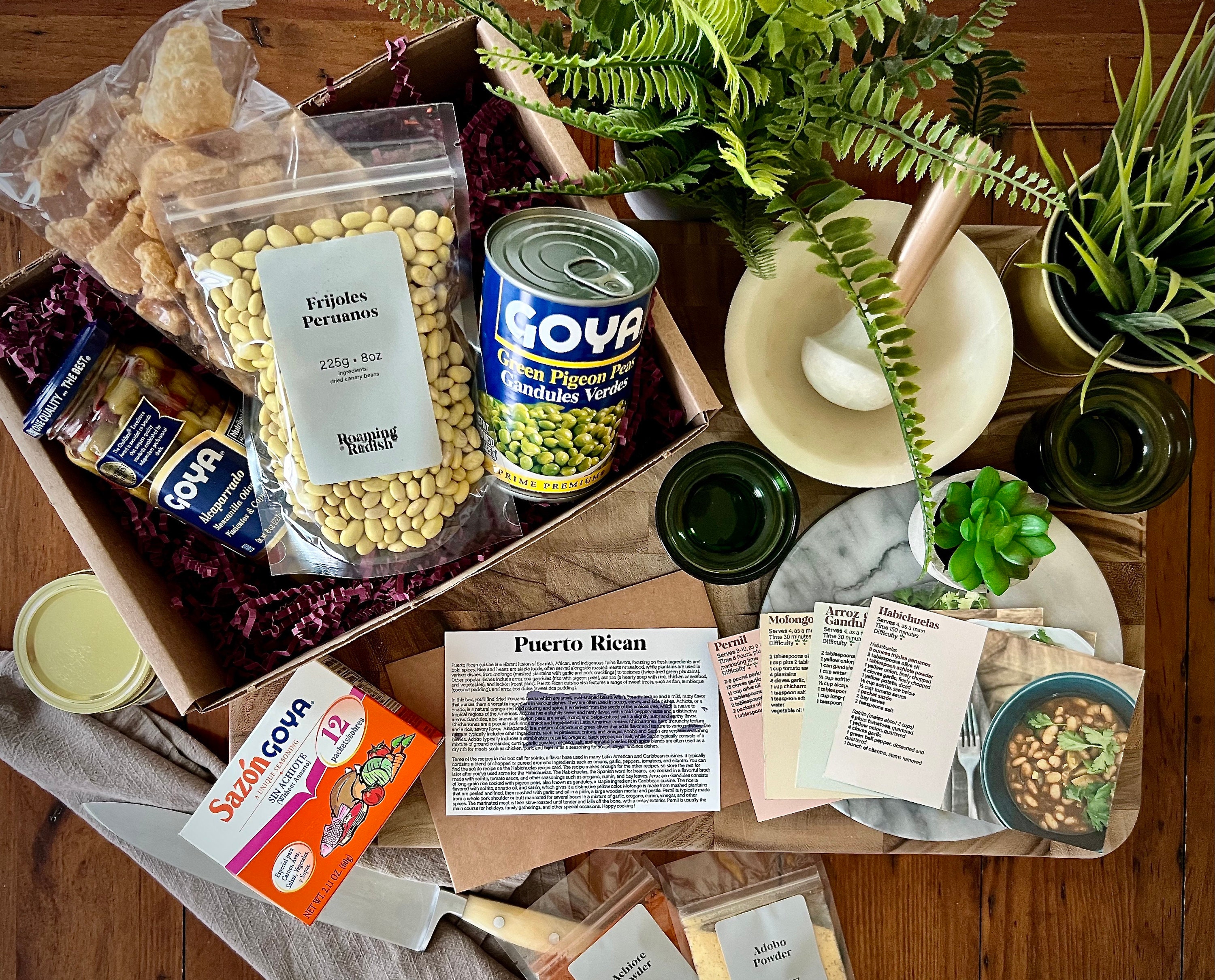 Puerto Rican • Global Kitchen Inspiration Meal Kit Box • Roaming Radish ...