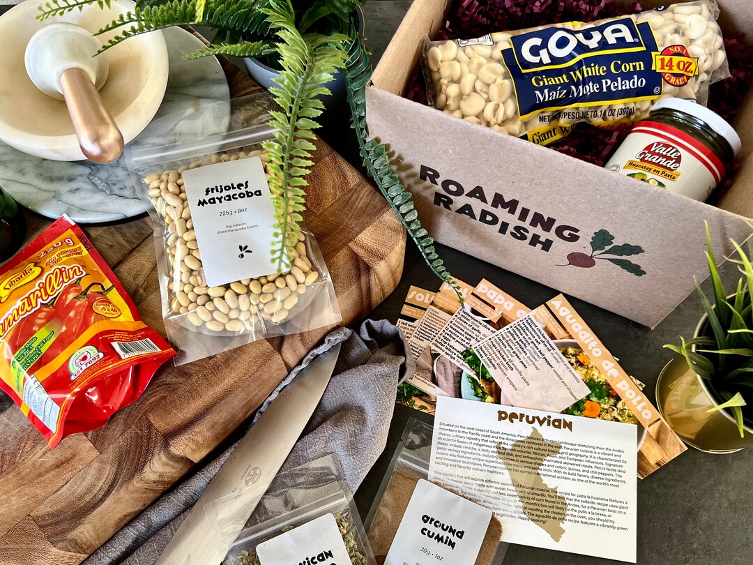 Peruvian • Global Kitchen Inspiration Meal Kit Box • Roaming Radish - Etsy