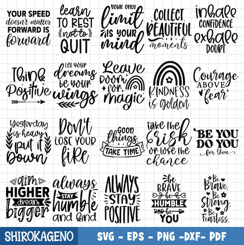 Tumbler Pot Inspirational Svg Bundle, Motivational Svg for Tumbler Pot ...